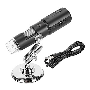 Digital Microscope Camera, Handheld USB HD Inspection Camera 50X-1000X Magnification Portable Handheld Pocket Microscopes with 8 LED & Stand, WiFi Digital Microscope