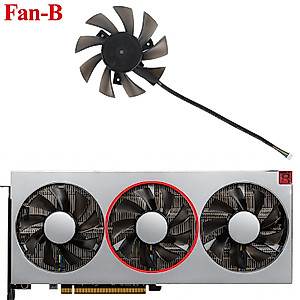 inRobert 75mm FD8015H12S VII Graphics Card Fan Replacement for AMD Radeon VII GPU Cooling Fan
