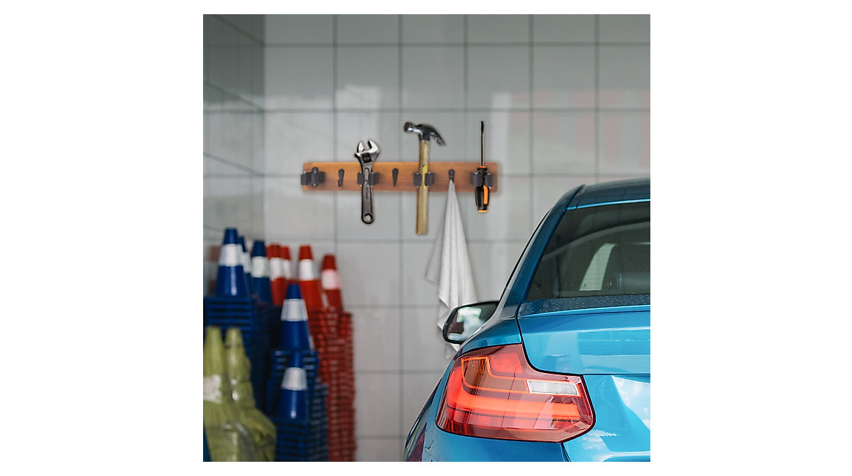 2 Pack Mop and Broom Holder - Organize Your Space