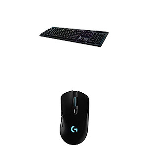 Logitech G915 Mechanical Gaming Keyboard and Logitech G703 Lightspeed Wireless Gaming Mouse Bundle