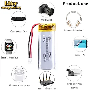 Liter energybattery 3.7V Lipo Battery 1000mAh Rechargeable Lithium ion Polymer Battery 102050 Lithium Polymer ion Battery with JST Connector