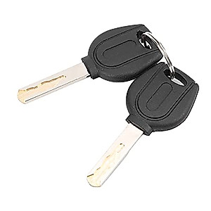 Steel Cable Lock, Bike Equipment Zinc Alloy and PVC Anti‑Theft with 2 Keys for Mountain Bike for Road Bike