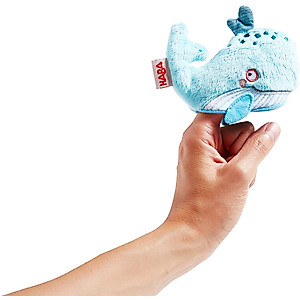 HABA Marine World Fabric Baby Toy Rattle with Removable Plastic Teething Ring
