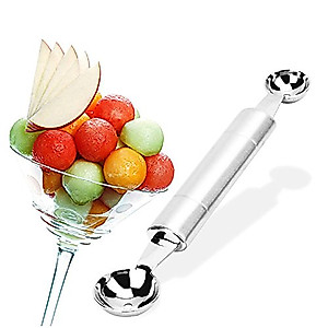 Tandi Double Ended Headed Fruit Icecream Ball Spoon Melon Baller Parisienne Scoop 30mm