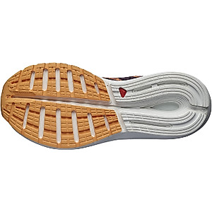 Salomon Women's Sonic 5 Balance W Trail Running Shoe, Grape Wine/Black/Blazing Orange, 7.5