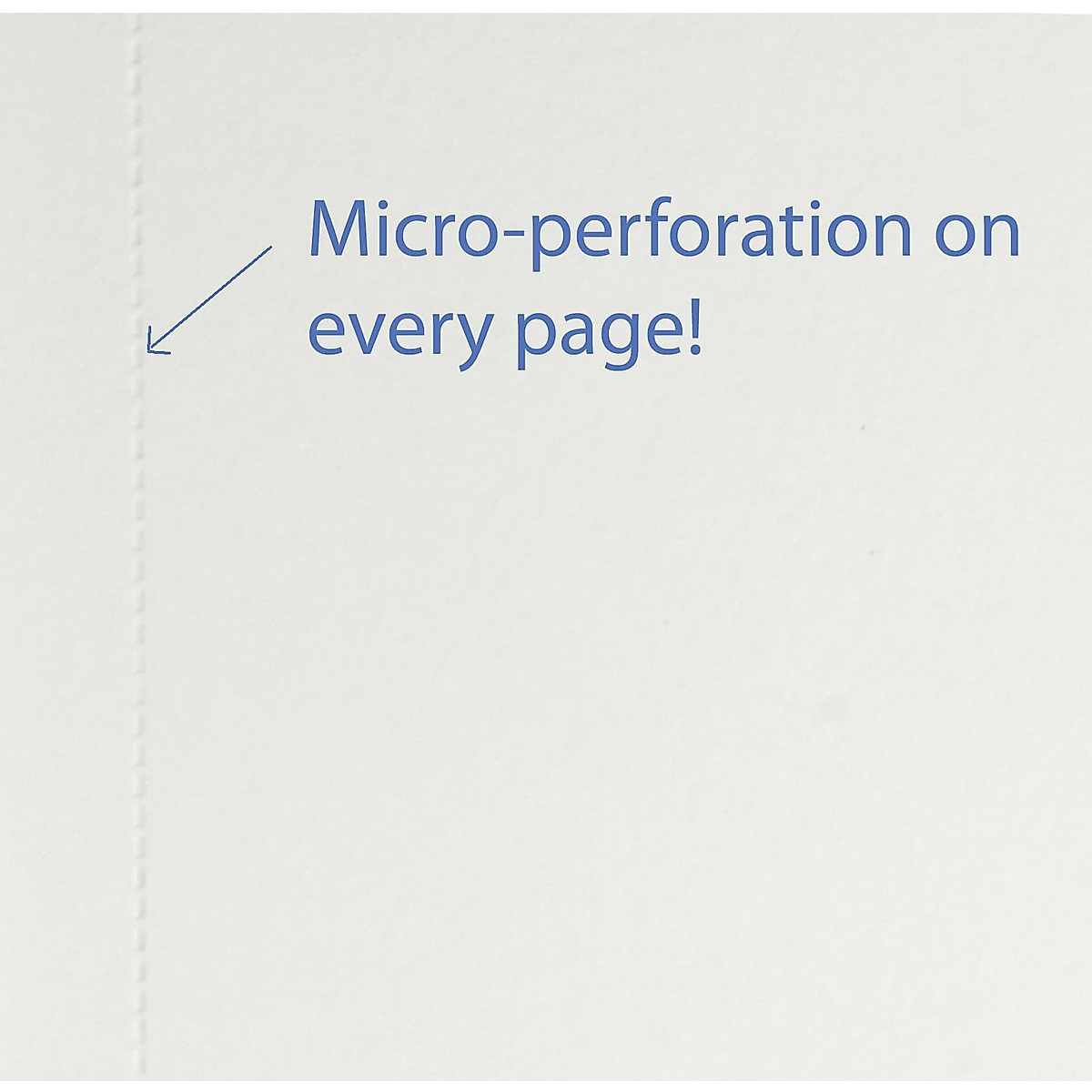 Premium Black Sketchbook - Large (8-1/2 inch x 11 inch, Micro-Perforated Pages)