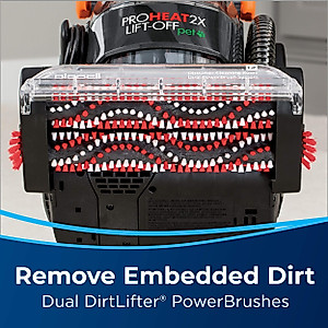 BISSELL 2-in-1 ProHeat 2X Lift-Off Pet: Portable Spot & Stain Cleaner + Full Size Carpet Cleaner, Car/Auto Detailer, 15651