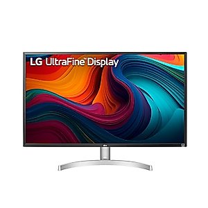 LG 32UK50T-W 32 Inch 4K UHD (3840 X 2160) VA Monitor with Radeon Freesync Technology and DCI-P3 95% Color Gamut, Silver