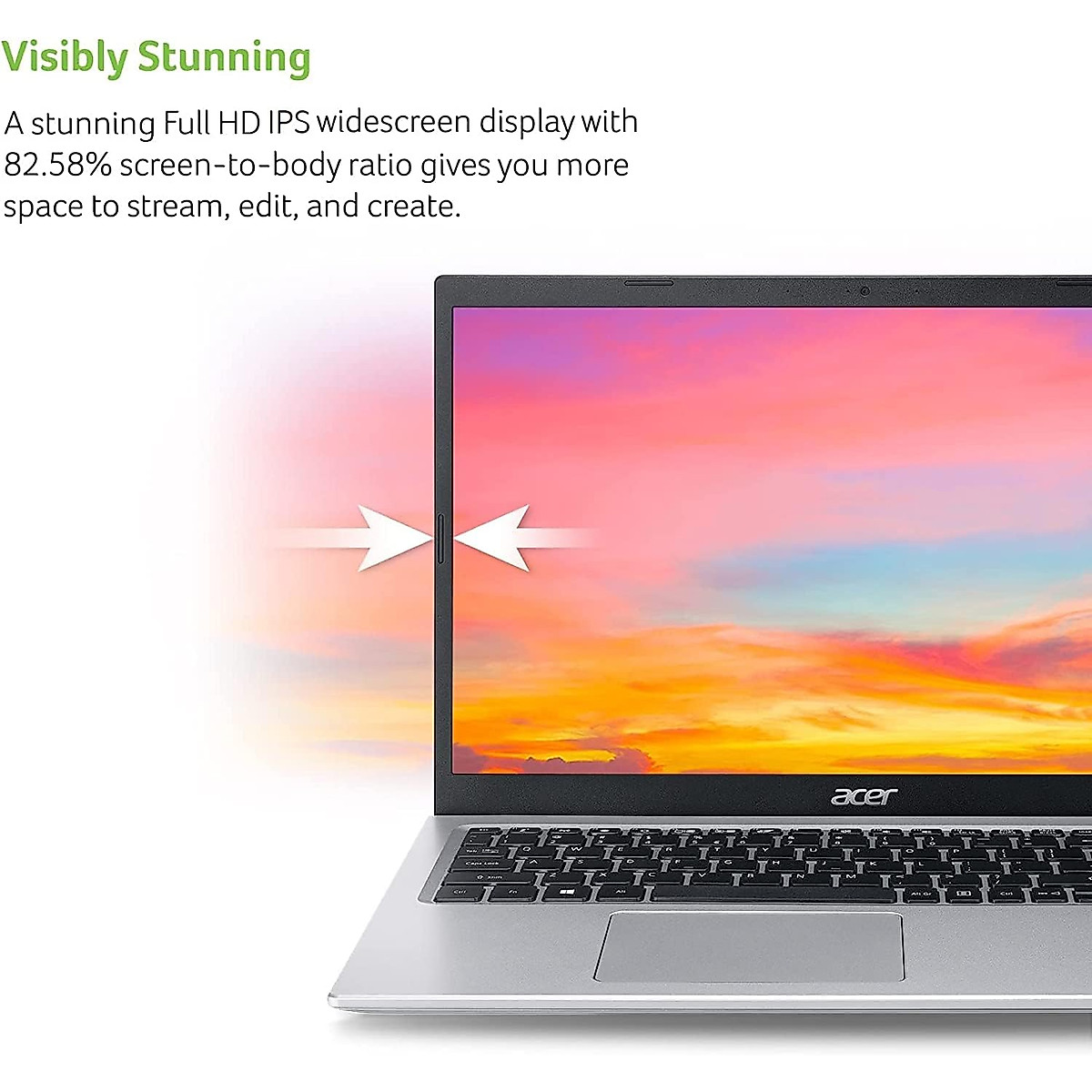 2023 Newest Acer Aspire 3 Laptop, 15.6" FHD Display, Intel Core i3-1115G4 (up to 4.1 GHz, Beats Ryzen 3 3250U), 4GB RAM, 128GB SSD, ‎Intel UHD Graphics, Ultra-portable, Wifi, Windows 11 Home in S Mode