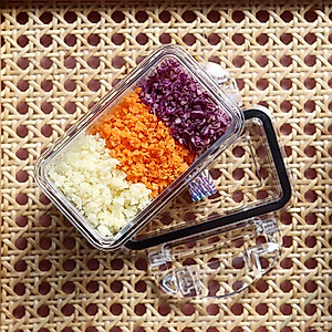 gotman Airtight Food Storage Container With Lid (7.4 oz) Leak-Proof Liquid Food Box | BPA-Free | Meal Prep | Microwave, Freezer and Dishwasher Safe | Kitchen Fridge Organizer Boxes | Fresher Food