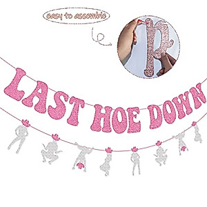 Space Cowgirl Last Hoedown Banner for Nash Bash Nashville Bachelorette Party Western Cowgirl Last Rodeo Bachelorette Party Decorations