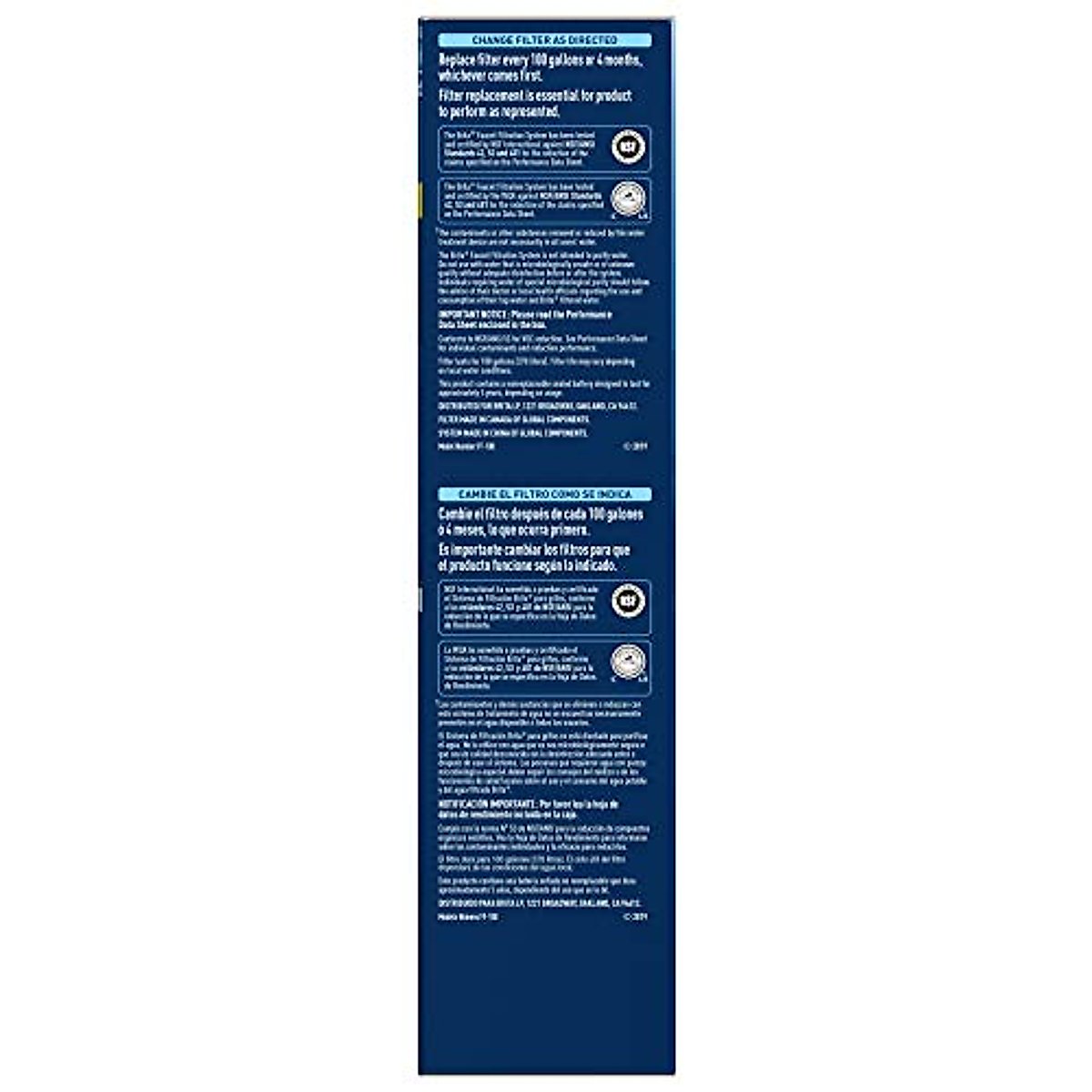Brita Faucet Mount System, Water Faucet Filtration System with Filter Change Reminder, Reduces Lead, Made Without BPA, Fits Standard Faucets Only, Elite Advanced, White, Includes 2 Replacement Filters