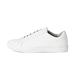 Voet Men's Milo Vegan Leather Classic Casual Fashion Sneaker, White, 10