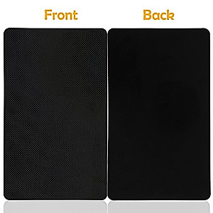 DaKuan Car Dashboard Anti-Slip Mat, 4 Packs 10.5" x 5.7" and 8" x 5.1" Sticky Non-Slip Dashboard Gel Latex Pad for Cell Phone, Sunglasses, Keys, Coins