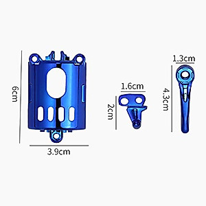 Serenable 3pcs/Set DIY Accessories Kit, Motor Cover, Adjustment Bar and Power Switch Fit for Wahl 8591 8148 8504 Cordless Magic Clips Clippers - Golden