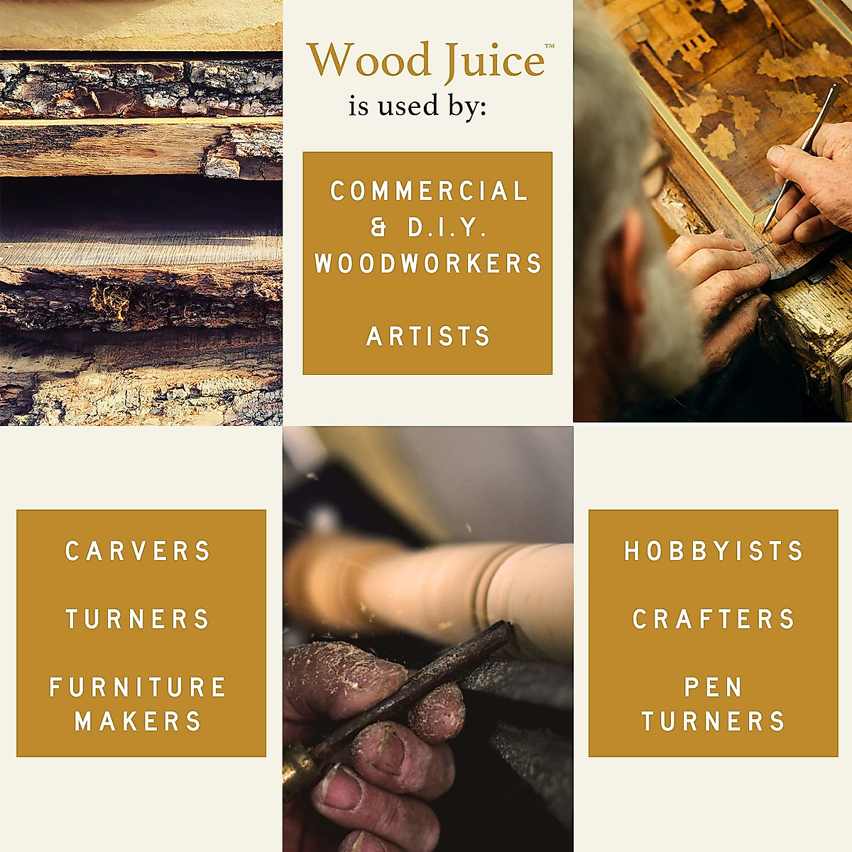 Preservation Solutions - Wood Juice 1 Gallon - Semi Dry Wood Stabilizer