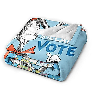 Flannel Blanket Super Soft Fuzzy Plush Fleece Microfiber for Bed/Couch