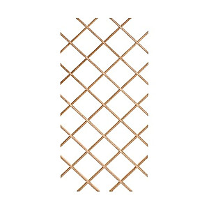 14-Bottle Trimmable Wine Rack Lattice Panel Inserts in Unfinished Solid North American Red Oak