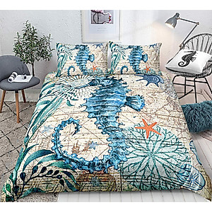 Volcanoria Retro Design Printing Duvet Cover Set Bedding Sets King Size