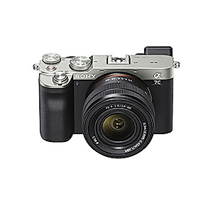 Sony Alpha a7C Full-Frame Compact Mirrorless Camera with FE 28-60mm Lens (Silver) Essentials Bundle (5 Items)