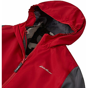 Eddie Bauer Kids Lightweight Lone Peak 3 in 1 Hooded Jacket (as1, alpha, s, regular, Chilli Pepper)