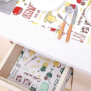 Shelf Liners 2 Roll Kitchen Sticker Tools Table Drawers Cabinet Cupboard Placemat Waterproof Oilproof Shoes Cabinet Mat