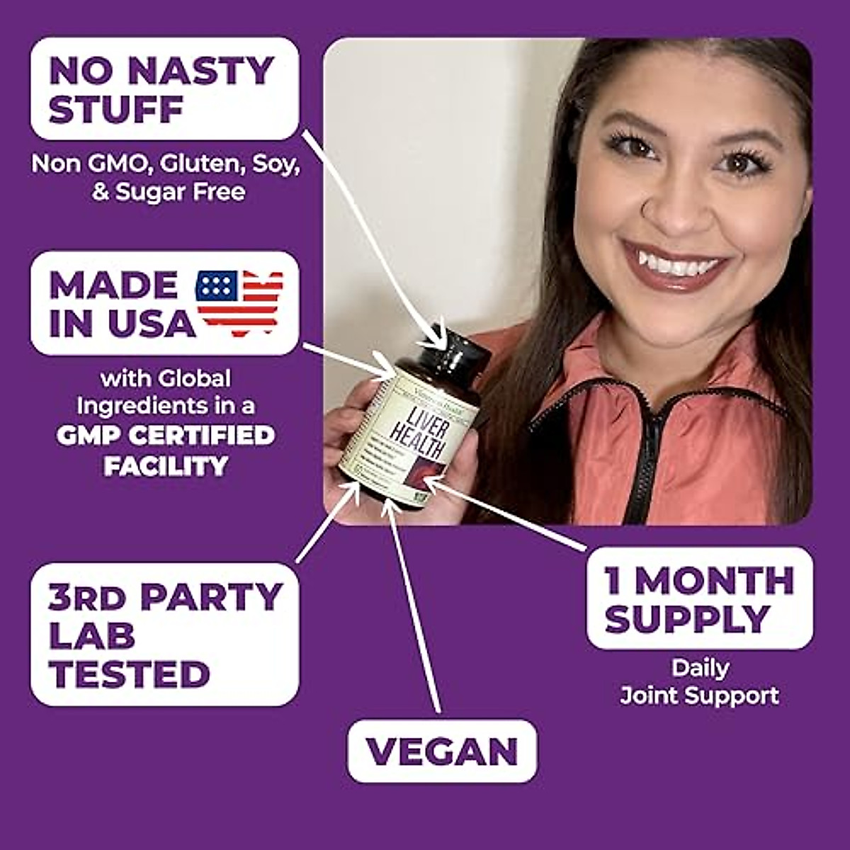 Liver Cleanse Detox & Repair - Artichoke Extract Liver Health Formula for Liver Detox & Liver Cleanse - Liver Support Supplement with Milk Thistle, Turmeric, Ginger, Dandelion, Zinc and more. 60 pills