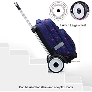 UNIKER Carry-on Bag Fit 15.6 Inch,2-in-1 Convertible Carry-on Luggage with Detachable Backpack,Rolling Backpack with Removable Trolly Cart,Travel Briefcase Underseat Carry on Luggage Women