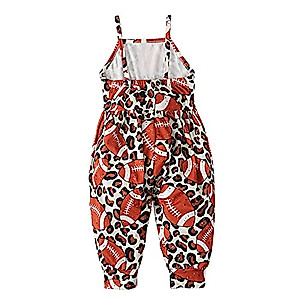 Leodye Toddler Baby Girl Jumpsuit Baby One Piece Sleeveless Romper Kid Summer Jumpsuit Sunflower Print Romper with Pockets