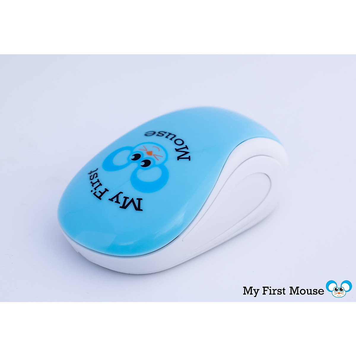 Johnny World My First Mouse – Wireless Single Click One Button Mouse Designed for Small Hands and Early learners. Perfect for Educational Computer Games. A Mouse for Kids!