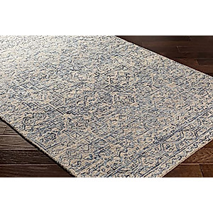 BoutiqueRugs Radisson Bohemian, Transitional Area Rug - Navy, Blue, Taupe - 8' x 10'