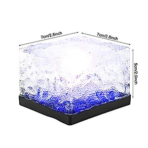 Aqur2020 LED Buried Lamp, Garden Blue Light Buried Lamp, Fashionable for Park Landscape Courtyard Home