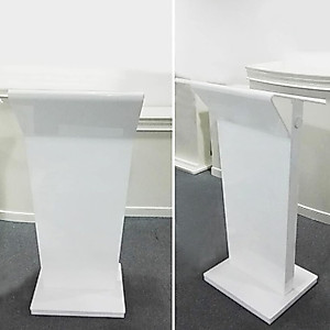 Portable Podium Acrylic Lecterns Stylish Podium Stand 550 * 400 * 1100mm Pulpits Viewing Surface Tilt Lecterns Easy to Install