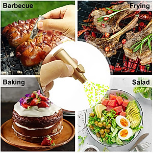 OMO High-capacity Metal Ieak-proof Bottle (3nd Generation Upgrade Version) (Black Blue Gold）Portable Pepper Shaker (3 pack)