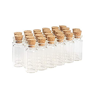 Magic Season Decorative Glass Bottles (24 Pcs / 0.33 fl oz.)
