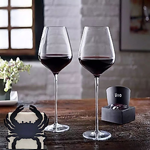 Napkin Holder, Crab Design Metal Freestanding Tissue Dispenser Organizer,Sealife Modern Dining Table Décor, Iron Tabletop Paper Napkin Holder Stand for Home Kitchen Restaurant