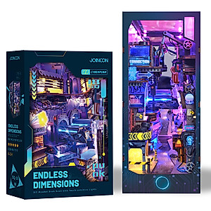 Kisoy Dollhouse Miniature with Furniture Kit, Handmade DIY House Model for Women and Men's Gift (Smile Eatery)