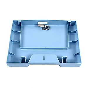 LOYALHEARTDY 5 Layer Drawer Storage Cabinet,Plastic Storage Drawers,6 Drawer Plastic Dresser Storage Tower Closet Organizer Unit for Home Office Bedroom,19.7" W x 13.8" D x 40" H(Blue)