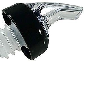 AmeriPour - Measured Pourer - Liquor Bottle Pourers - Collared - (3pk) Made 100% In The USA. Bar Spouts That Don't Leak - No Cracks, Just A Perfect Cocktail Pour Everytime. Great for Wine Too! (1.5oz)