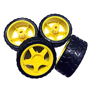 Relkin L298N Motor Driver Module Controller Board Dual H-Bridge with Robot Stepper DC TT Motor 1:48 and Smart Car Tire for Arduino Smart Car Power UNO MEGA R3 Mega2560