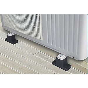 Air Conditioner Mounting Rubber Pads Bracket Use for outdoor units Mini split & HVAC & Central Air Conditioner Condensers | Machine Shock Absorber Bracket(Pack of 4)