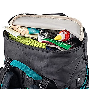 High Sierra Pathway 2.0 Backpack with Hydration Storage Sleeve, for Hiking, Biking, Camping, Traveling, Black, 60L