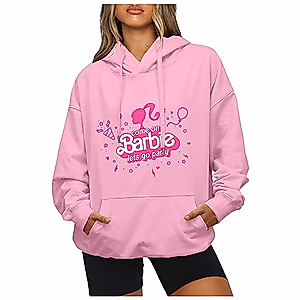 Come On Let's Go Party Clothes for Women Trendy Hoodies Sweatshirts Cute Hooded Pullover Fall Casual Holiday Tops