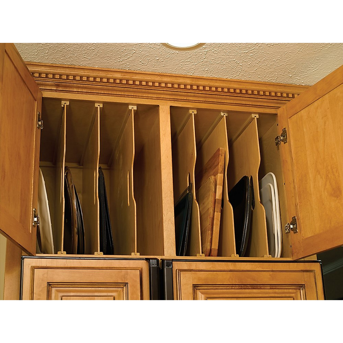 Omega National Wood Tray Dividers in Maple