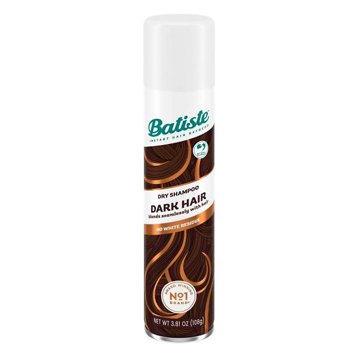 Batiste Dry Shampoo Dark Hair, 3.81 oz. + Mini 1.06 fl. oz.
