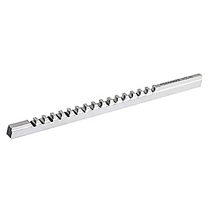 Accusize Industrial Tools 4Mm-B Keyway Broach, 19/64'' to 1-11/16'' Length of Cut, Requires 1 Shim, 5001-0006