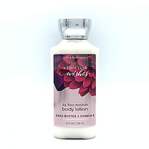 A Thousand Wishes - 3 Piece Bath and Body Works Gift Set - A Thousand Wishes Lotion + A Thousand Wishes Ultra Shea Triple Moisture Cream + A Thousand Wishes Shower Gel