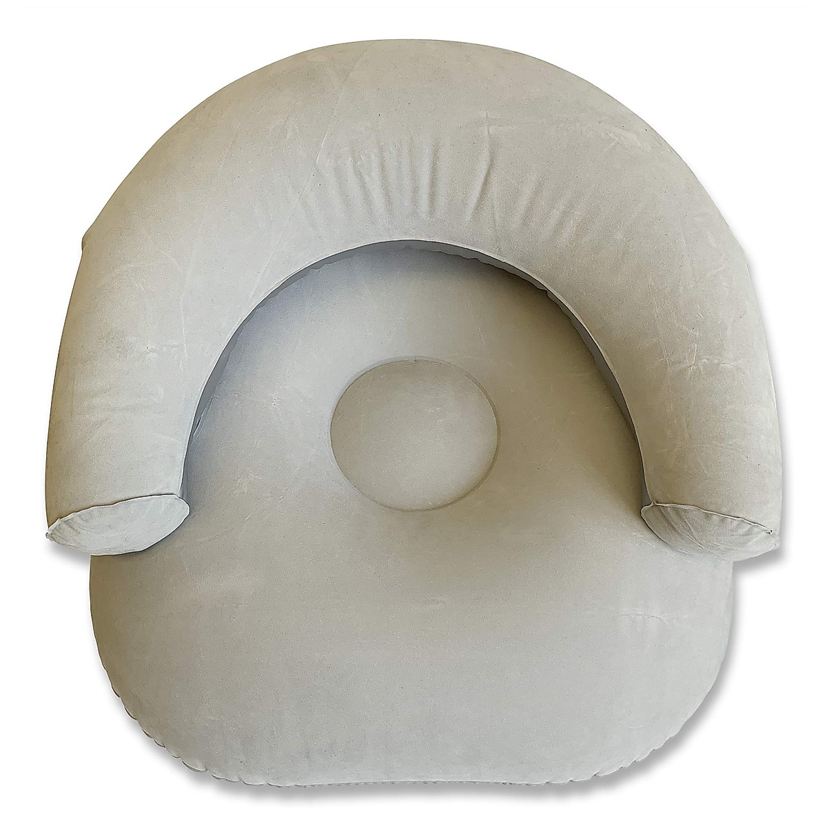 Comfort Axis Inflatable Camp Lounger Sofa for Kids Gray 23.5" by 23.5" by 16"