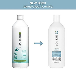 BIOLAGE Volume Bloom  | Volumizing Shampoo | Lightweight Volume & Shine | For Fine Hair | Paraben & Silicone-Free | Vegan​ | 33.8 Fl. Oz.
