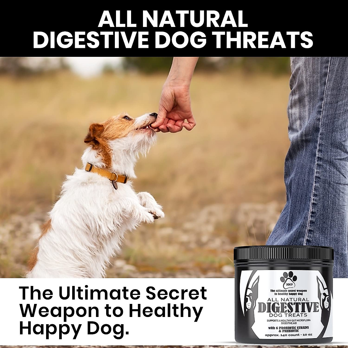 00K9 All Natural Healthy Dog Treats with Probiotics and Prebiotics